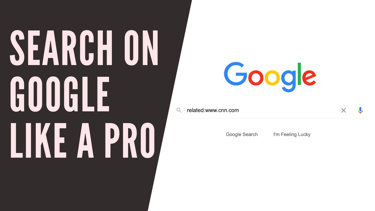 Search on Google like a Pro | 9 Strategies You Need to Know - YouTube