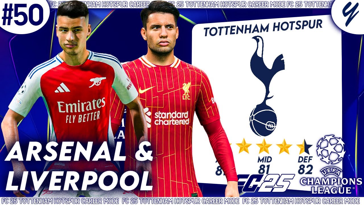Fc 25 Tottenham Hotspurs Career Mode | Match Hidup Mati Lawan Arsenal ...