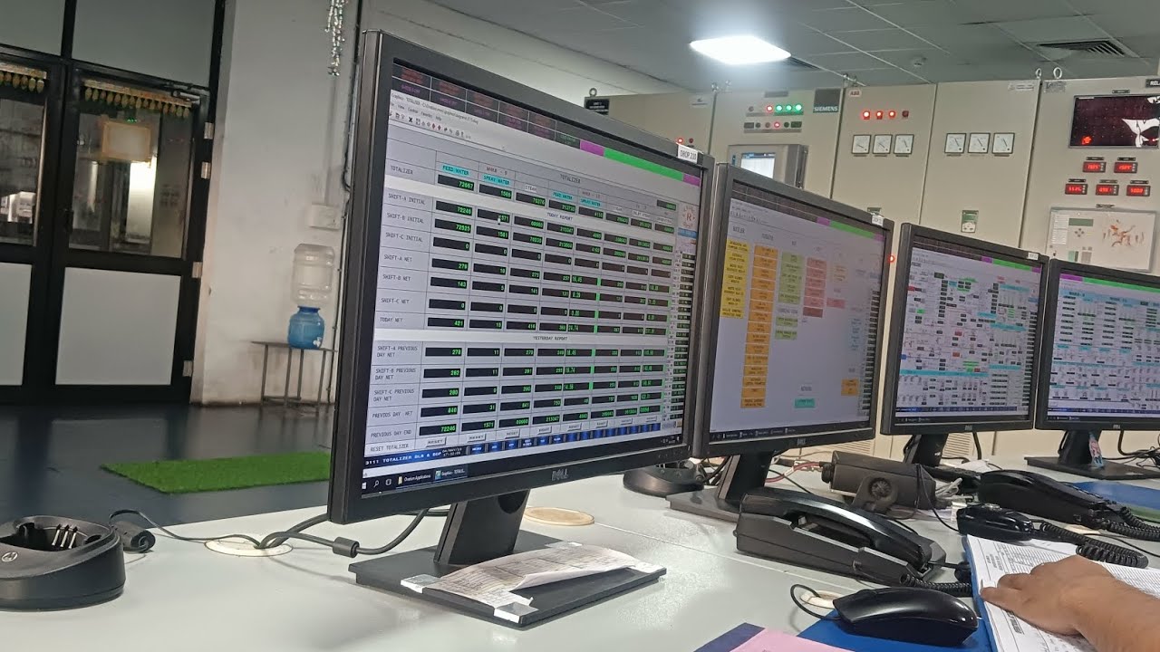 power plant thermal control room view #viral #powerplant #controlroom # ...