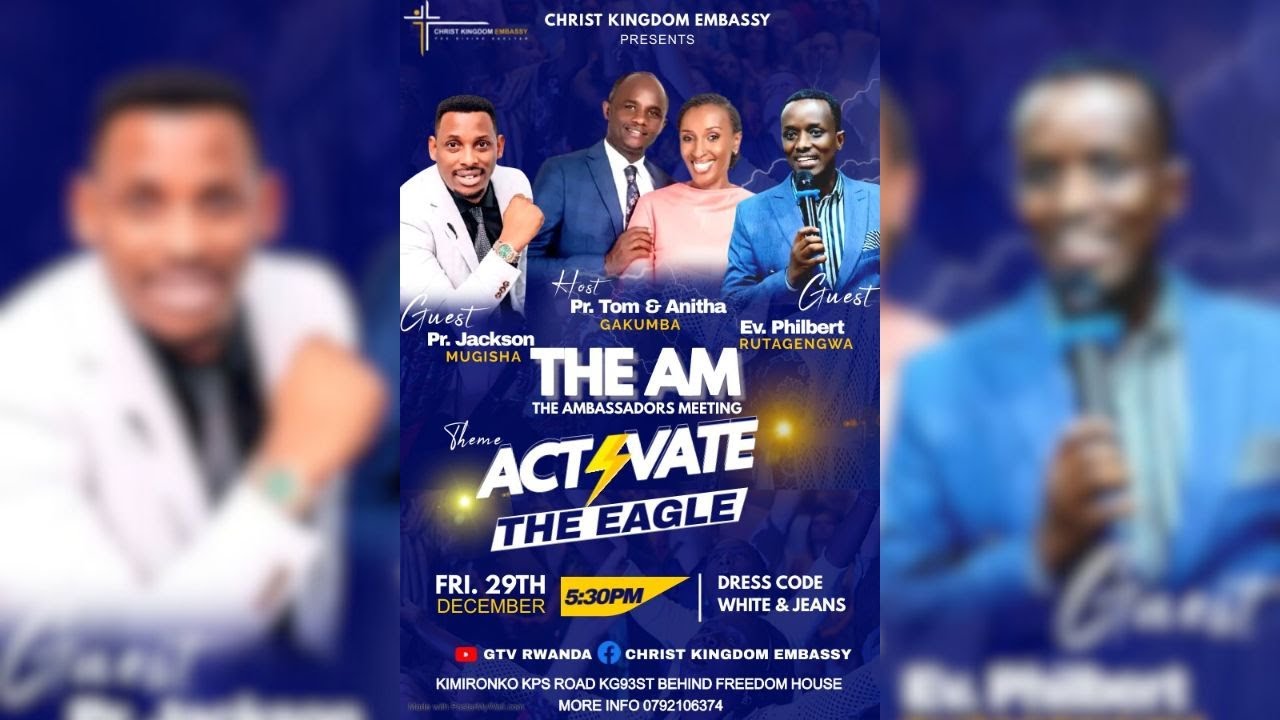 THE AM NIGHT //ACTIVATE THE EAGLE//Pr. Tom & Anitha GAKUMBA WITH Pr ...