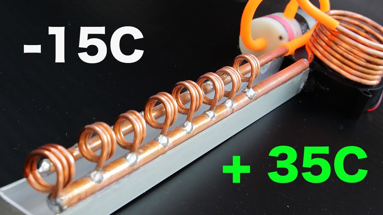 How to Make a DIY AC Linear Air Conditioner -35°C - YouTube