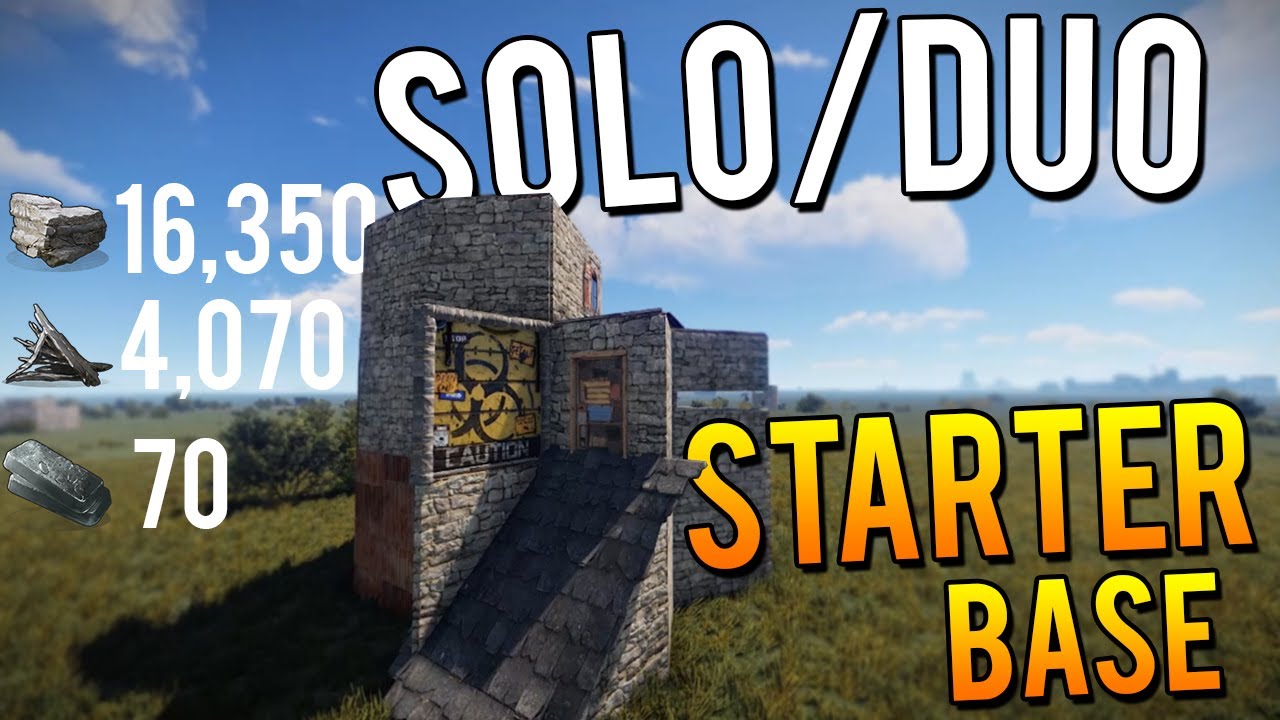 Rust Base Design | 20 ROCKETS Solo/Duo MINI BASE V1 (Rust Base Building ...