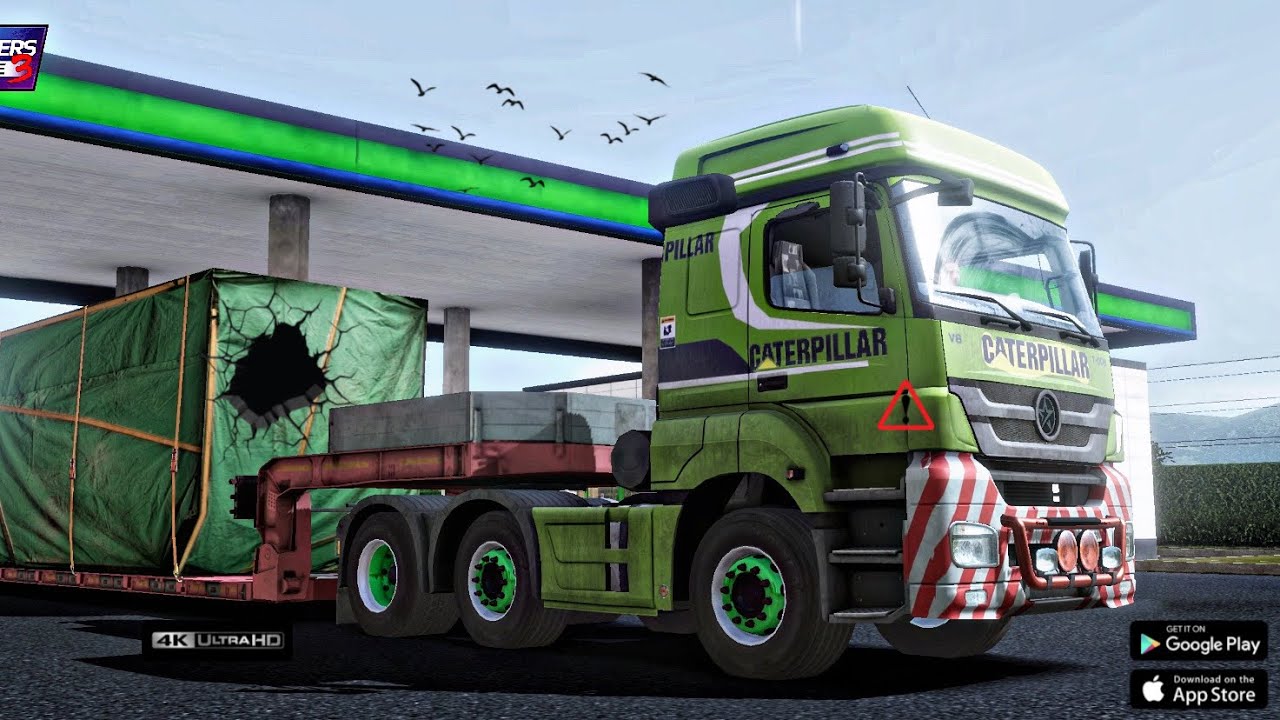 Calmness driver heavy haul in rain | truckers of Europe 3 | 4k UHD | # ...
