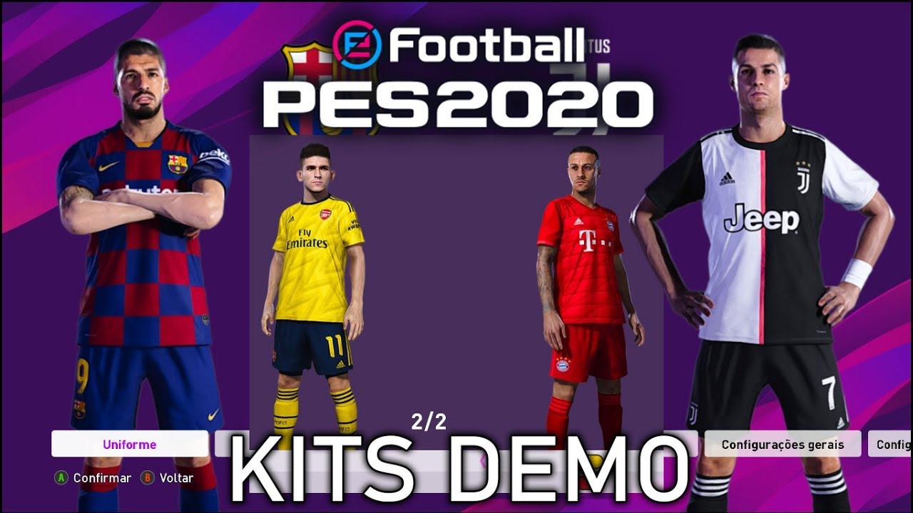 PES 2020 KITS DEMO - YouTube
