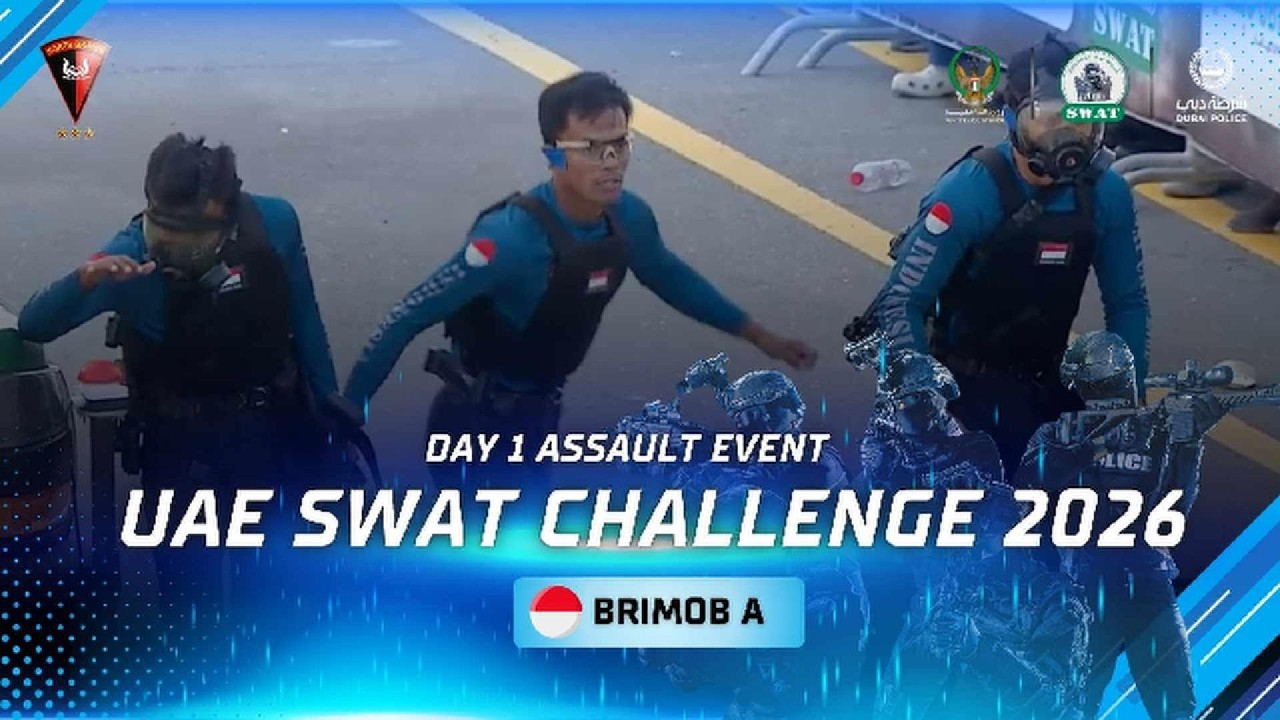 TIM BRIMOB A - UAE SWAT CHALLENGE DUBAI 2026 DAY 1 - YouTube