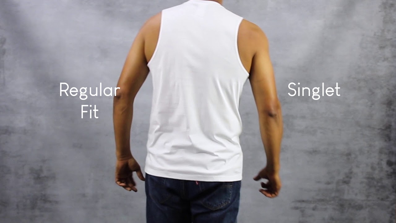 Find your Fit - Mens Singlet Armholes - YouTube