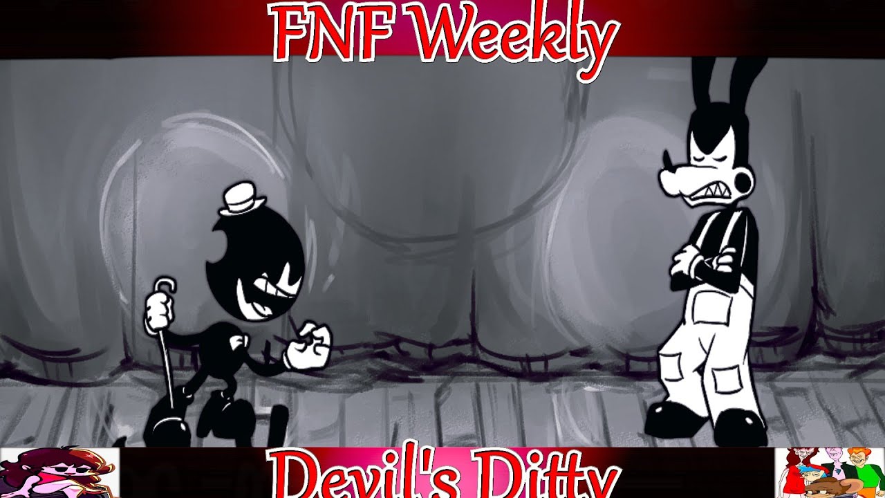 Friday Night Funkin' FNF Weekly (BatIM FNF Mod) It's Bendy VS Boris in ...