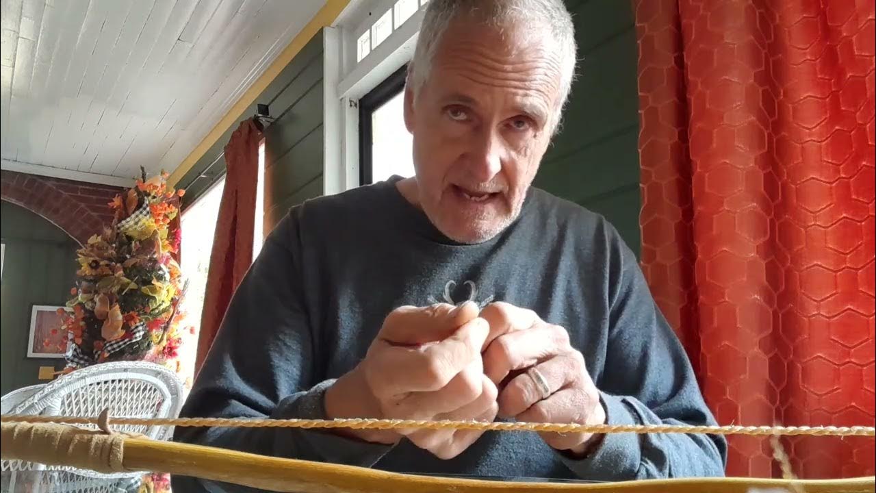 Completed Sinew Bow String and Tips - YouTube