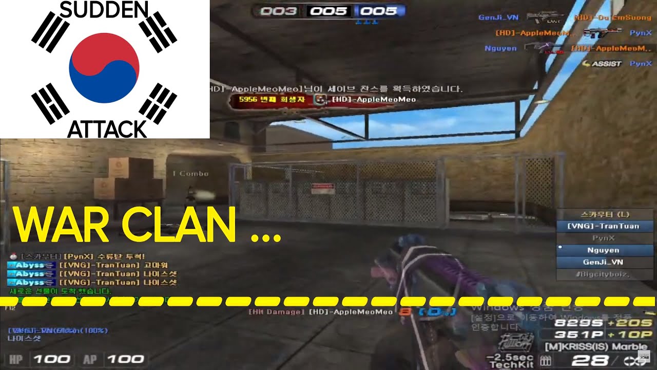 [ Sudden Attack #982 ] WAR CLAN P184 | Biệt Đội Thần Tốc - YouTube
