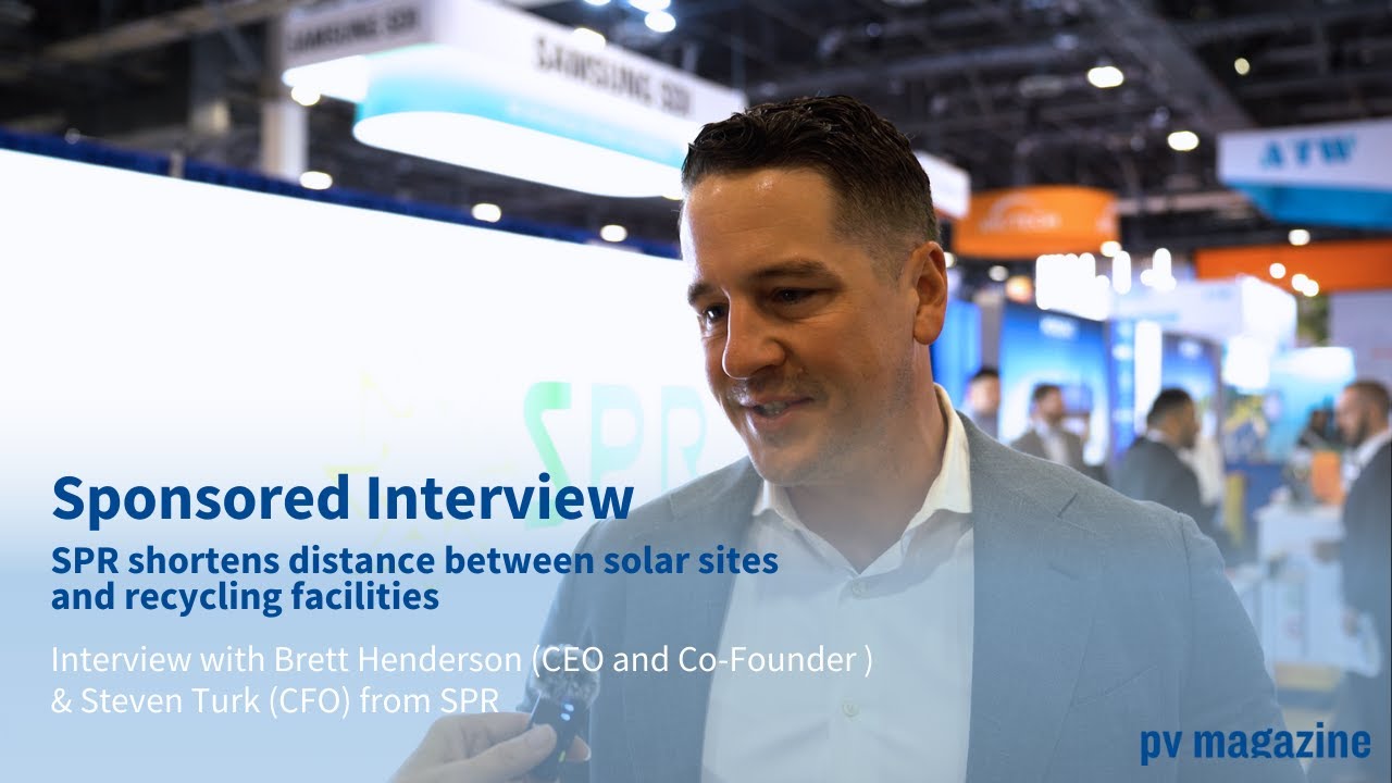 SPR Partner News | pv magazine @ RE+ 25 - YouTube