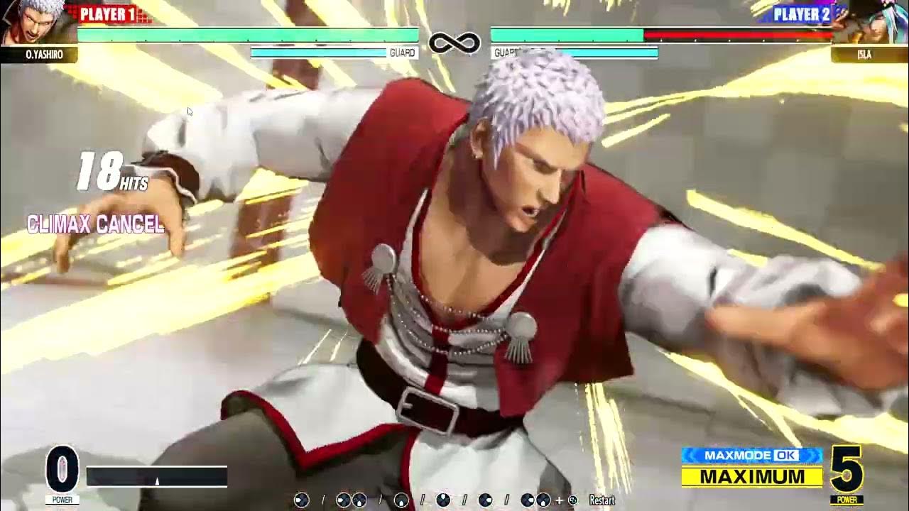King of Fighters XIV combo Orochi Yashiro - YouTube