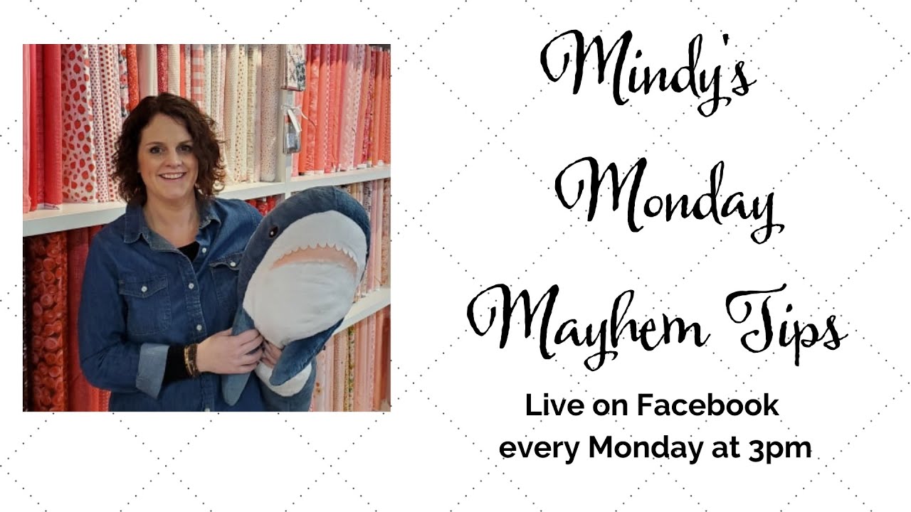Mindy's Monday Mayhem Tips: Quilt Blocks on Clothing - YouTube