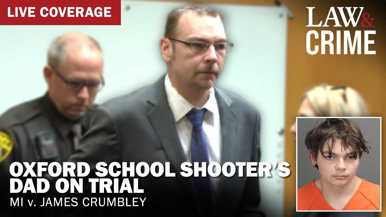 WATCH LIVE: Oxford School Shooter’s Dad on Trial - MI v. James Crumbley - Day Four - YouTube