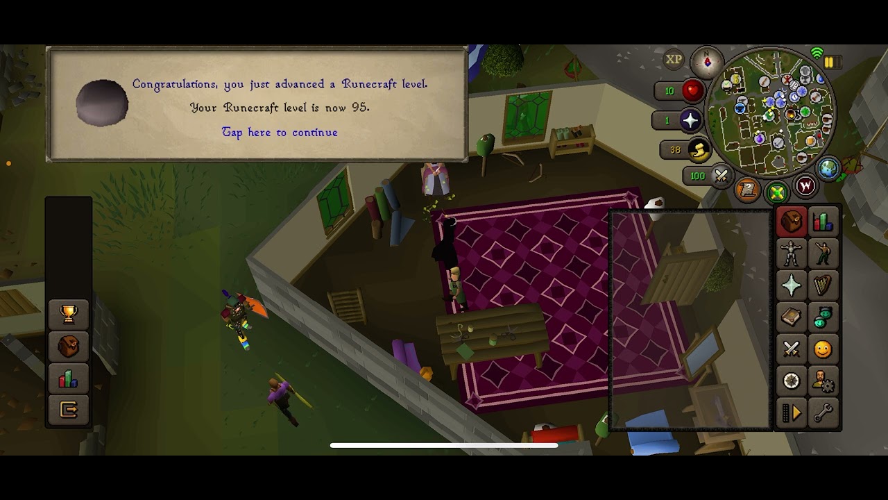 OSRS LoFi ASMR - AFK 94 to 95 Runecrafting - F2P Skiller Progress ...