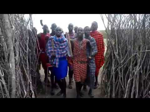 Visiting a Maasai Village | Maasai Men dances and fire making