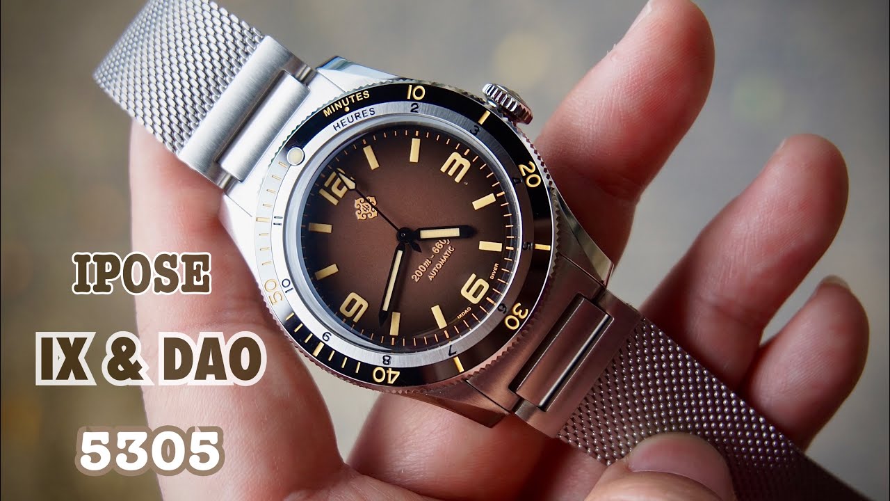 IPOSE IX & DAO 5305 (IXDAO-01) Homage watch - YouTube