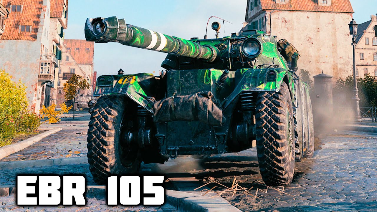 Panhard EBR 105 WoT – 5 Kills, 8,6K Damage - YouTube