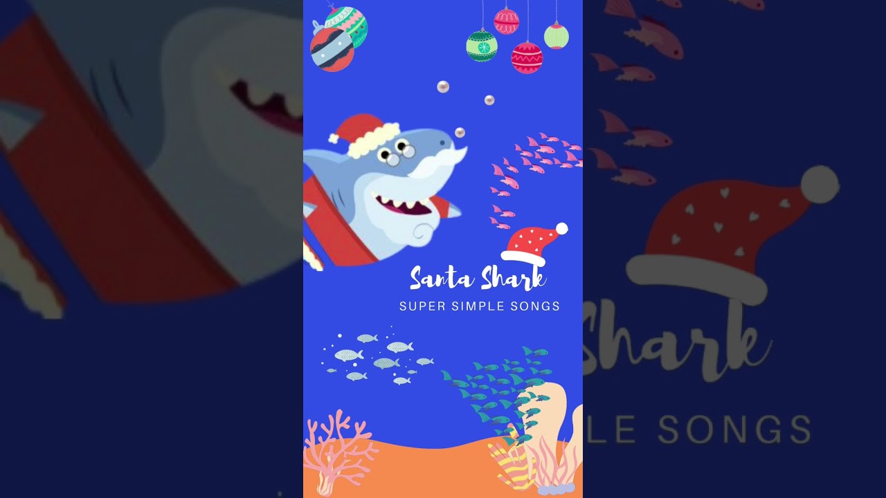Santa Shark | Super Simple Songs #shorts - YouTube