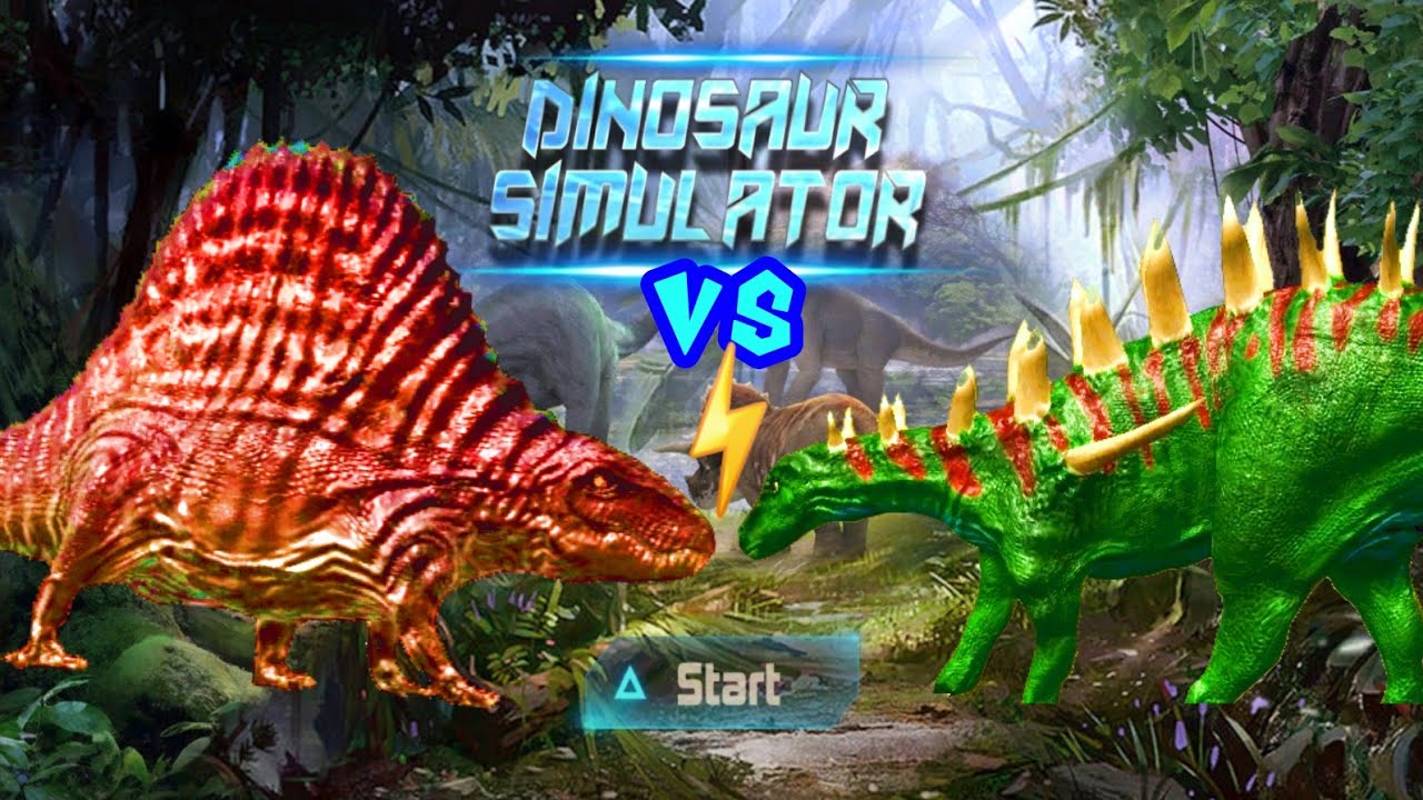 Dimetrodon vs Kentrosaurus Fight - Dimetrodon Simulator - Android ...