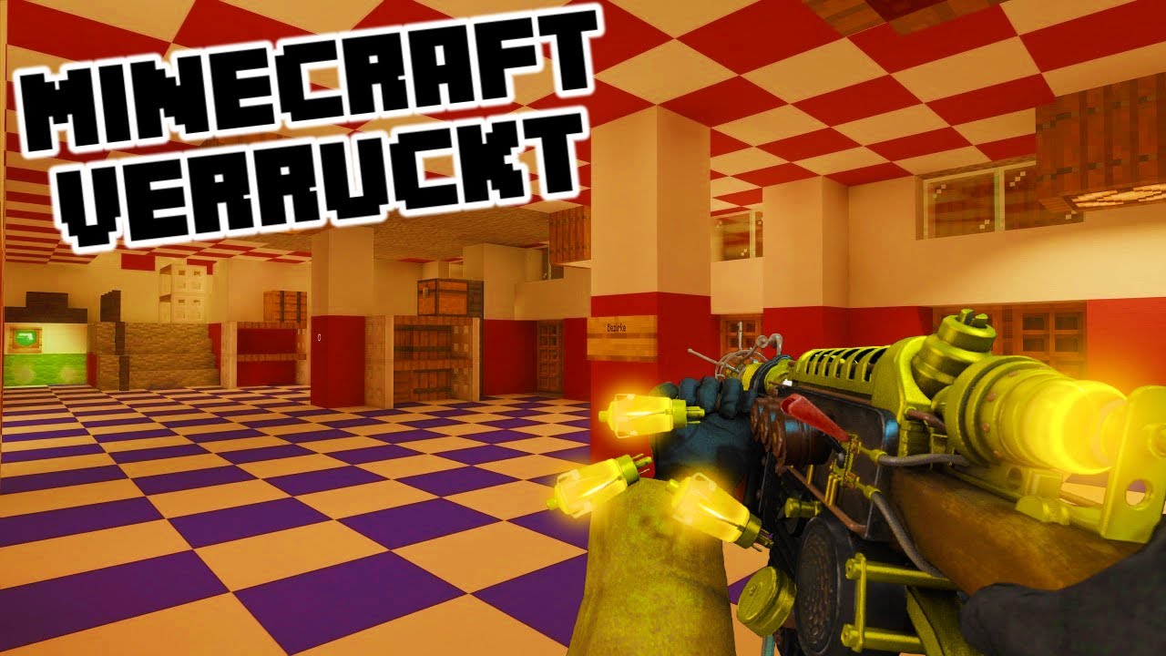 Minecraft Verruckt Zombies | Call of Duty BO3 Custom Zombies - YouTube