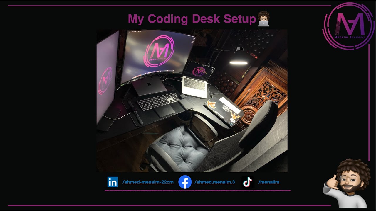 My Coding Desk Setup - ايه اللي بستخدمه في المكتب بتاعي - YouTube
