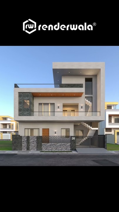 Minimalist Architecture Visualization @renderwala - YouTube