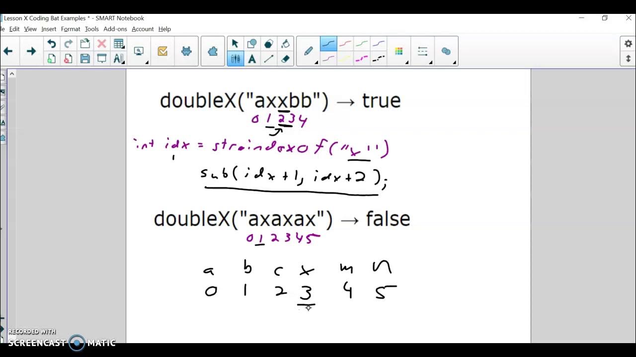 Help with Coding Bat #4 (doubleX) - YouTube