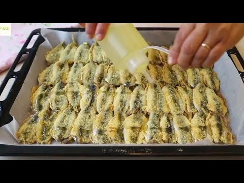 10 DKDA FIRINDA❗️HAMSİNİN EN LEZZETLİ HALİ💯ALTIN GİBİ KIZARAN NEFFİS HAMSİ TARİFİ😋YALANCI HAMSİ KUŞU