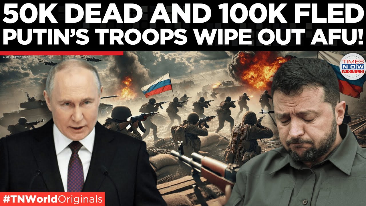 100K Ukrainian Soldiers Flee! Putin’s Forces Annihilate AFU with 50K ...