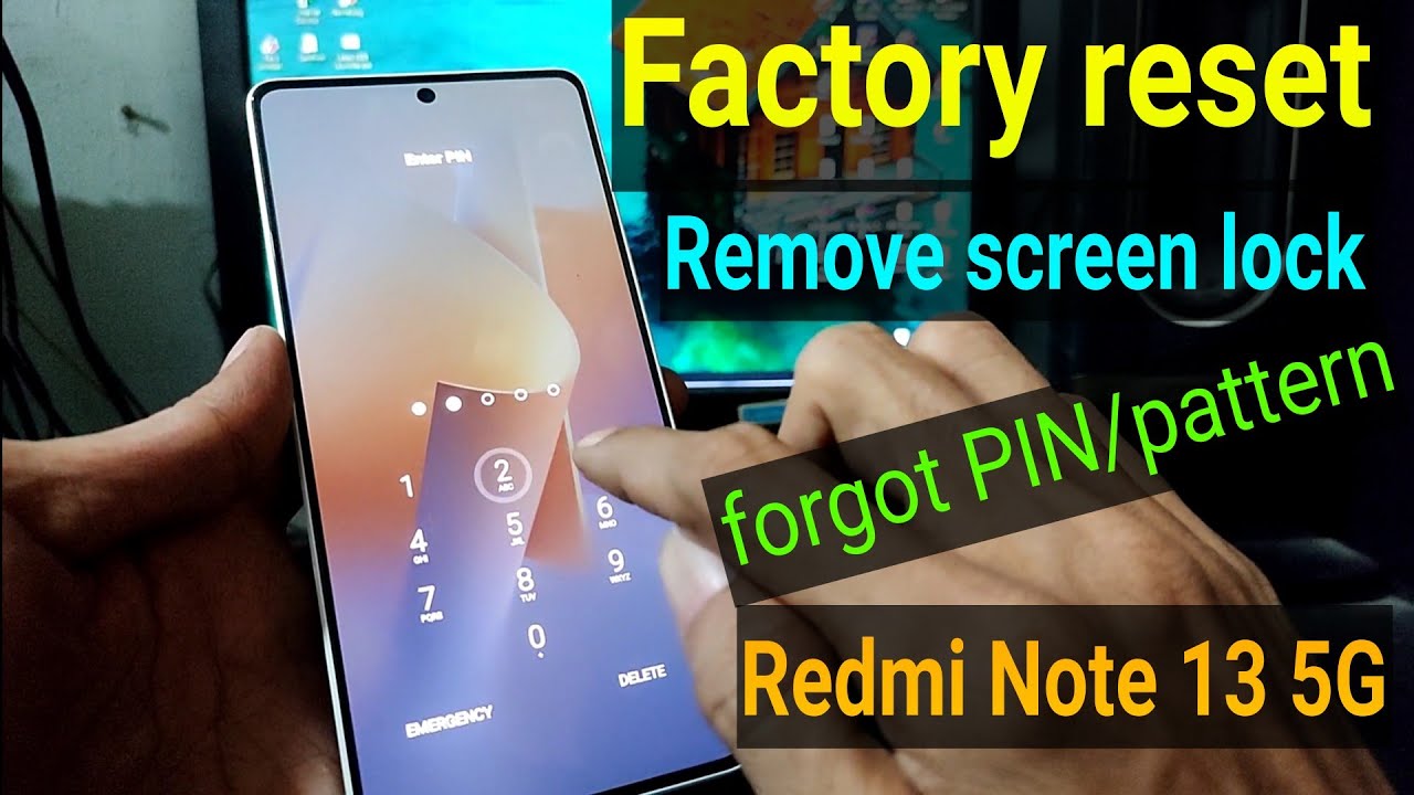 Factory reset Redmi Note 13 5G || Hard reset Redmi Note 13 5G - YouTube