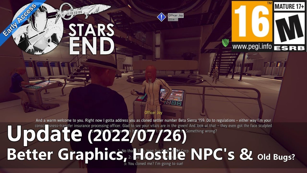 Stars End Update (2022/07/26) Better Graphics, Hostile NPC's & more ...