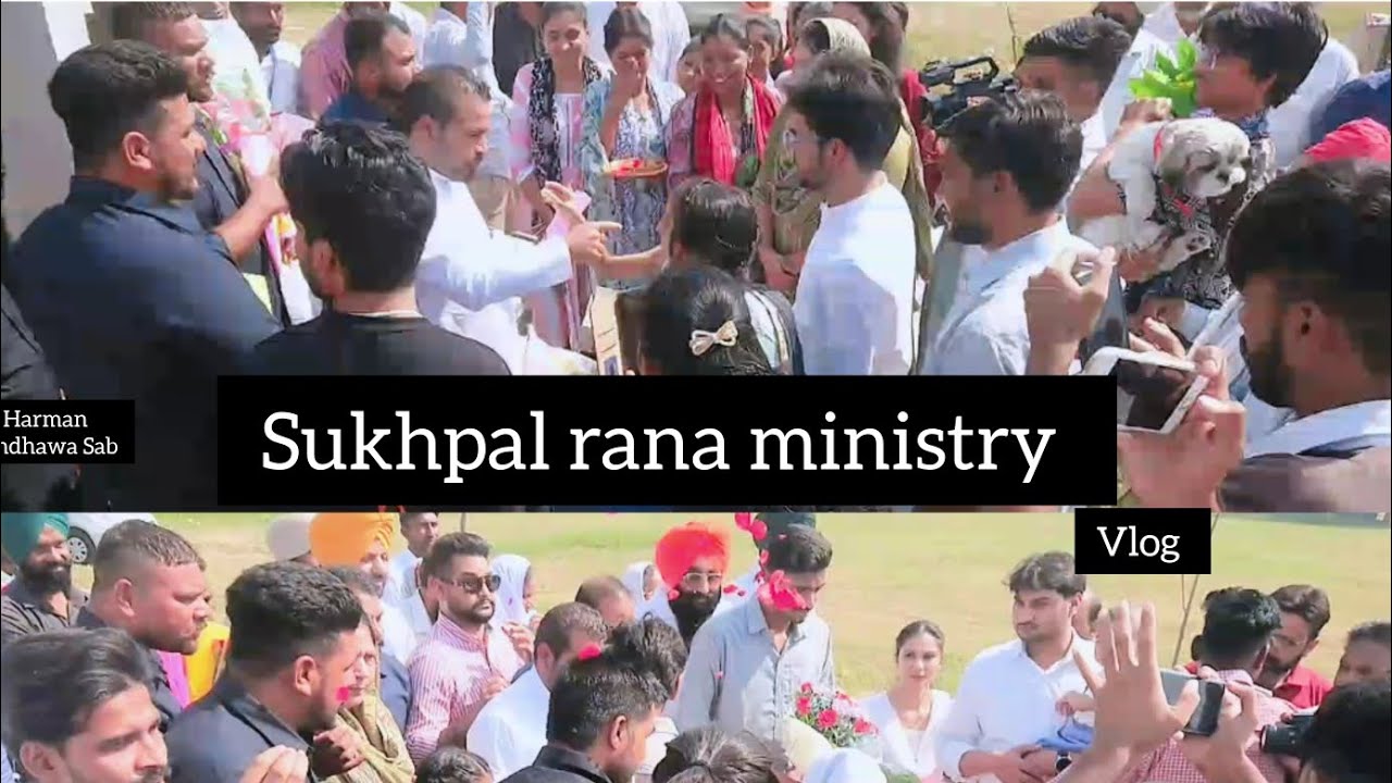 ਚਰਚ ਦੀ team ਨੇ ਕੀਤਾ Apostle Sukhpal rana ji da welcome ll harman ...