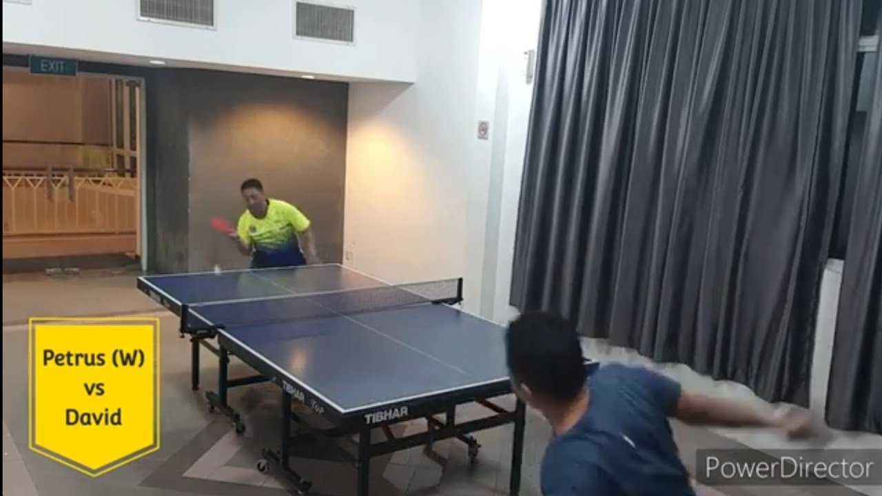 Table Tennis Fun Games (Single) compilation : Petrus vs David, Ego ...