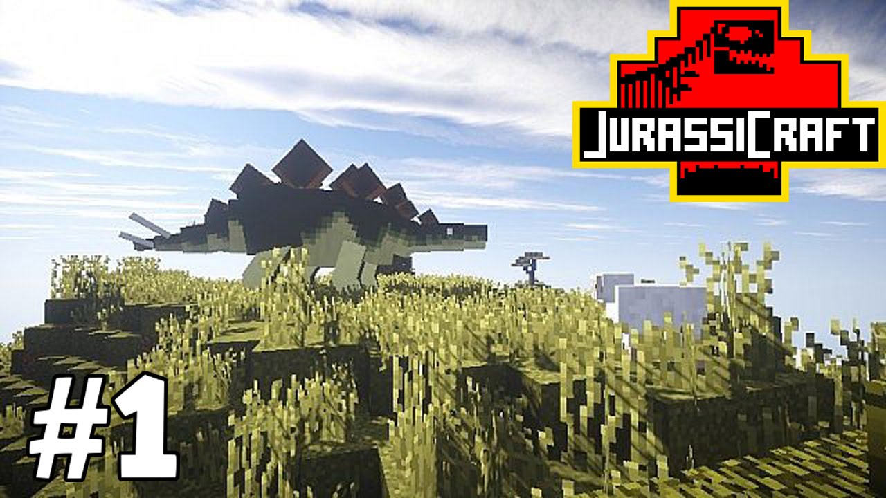 Lets Play Minecraft ( Jurassicraft Mod) #1 - Starting Up - YouTube