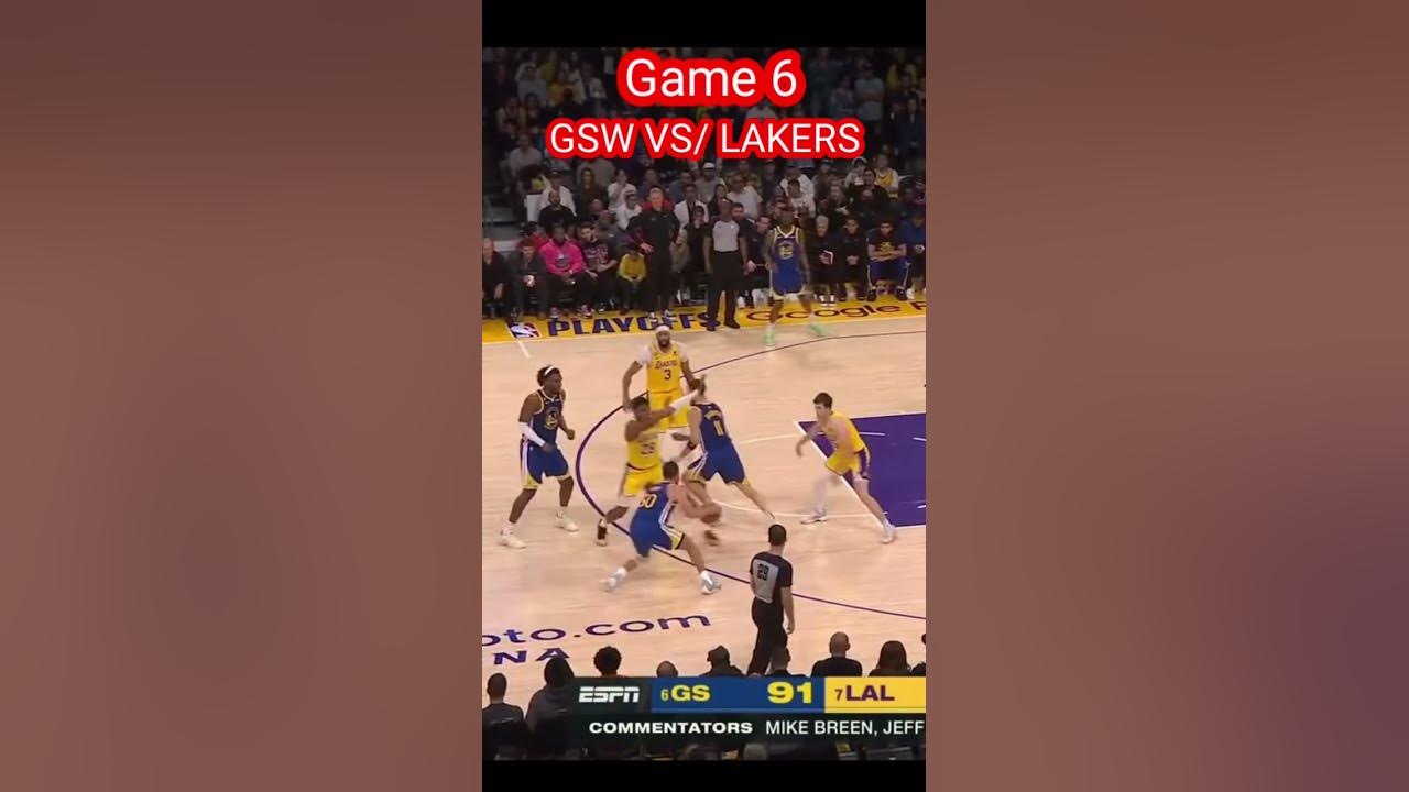 LAST GAME FOR GSW / LAL VS GSW - YouTube