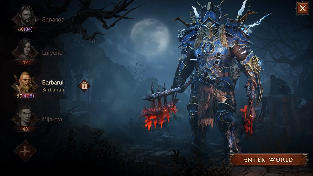 Diablo Immortal, Whirlwind Barbarian, 408 Paragon, 197 Rift - YouTube