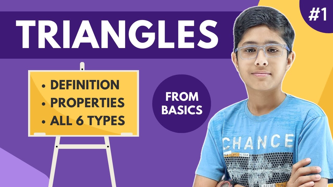 TRIANGLES LECTURE 1 FROM BASICS IN HINDI @TIKLESACADEMY - YouTube