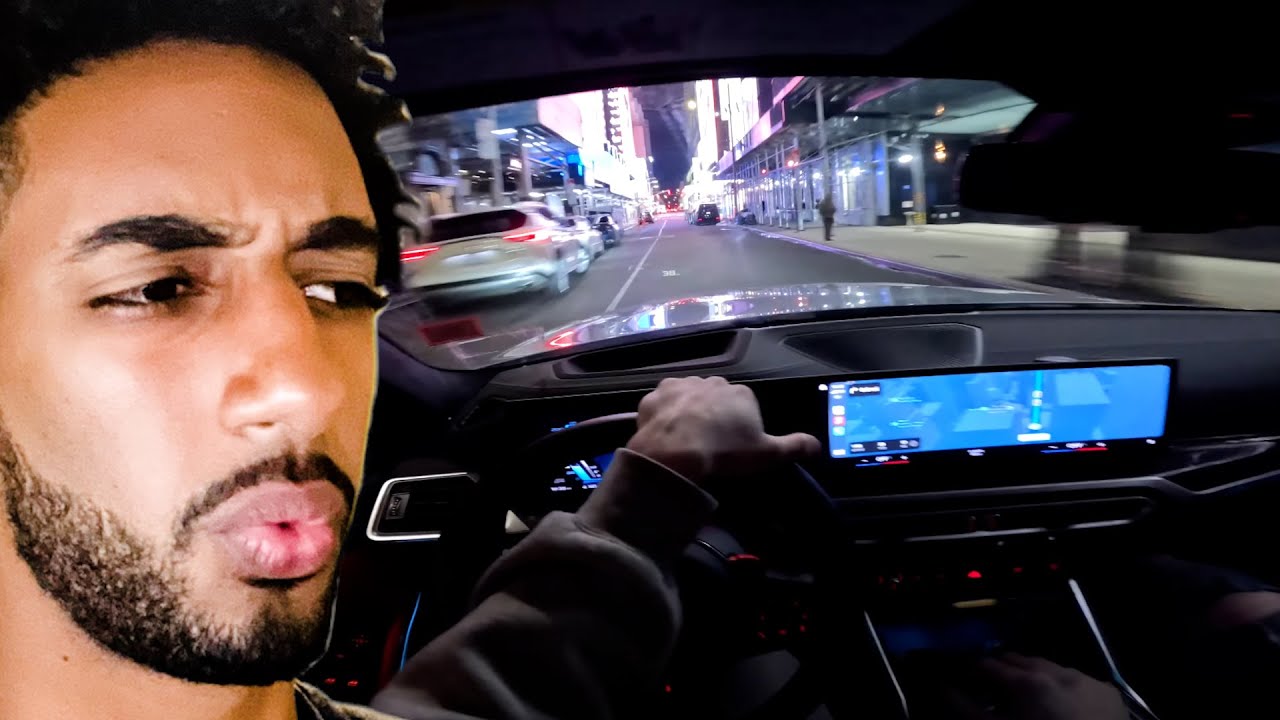 SQUEEZE.BENZ & MBOX Drifting through Times Square | Reaction - YouTube