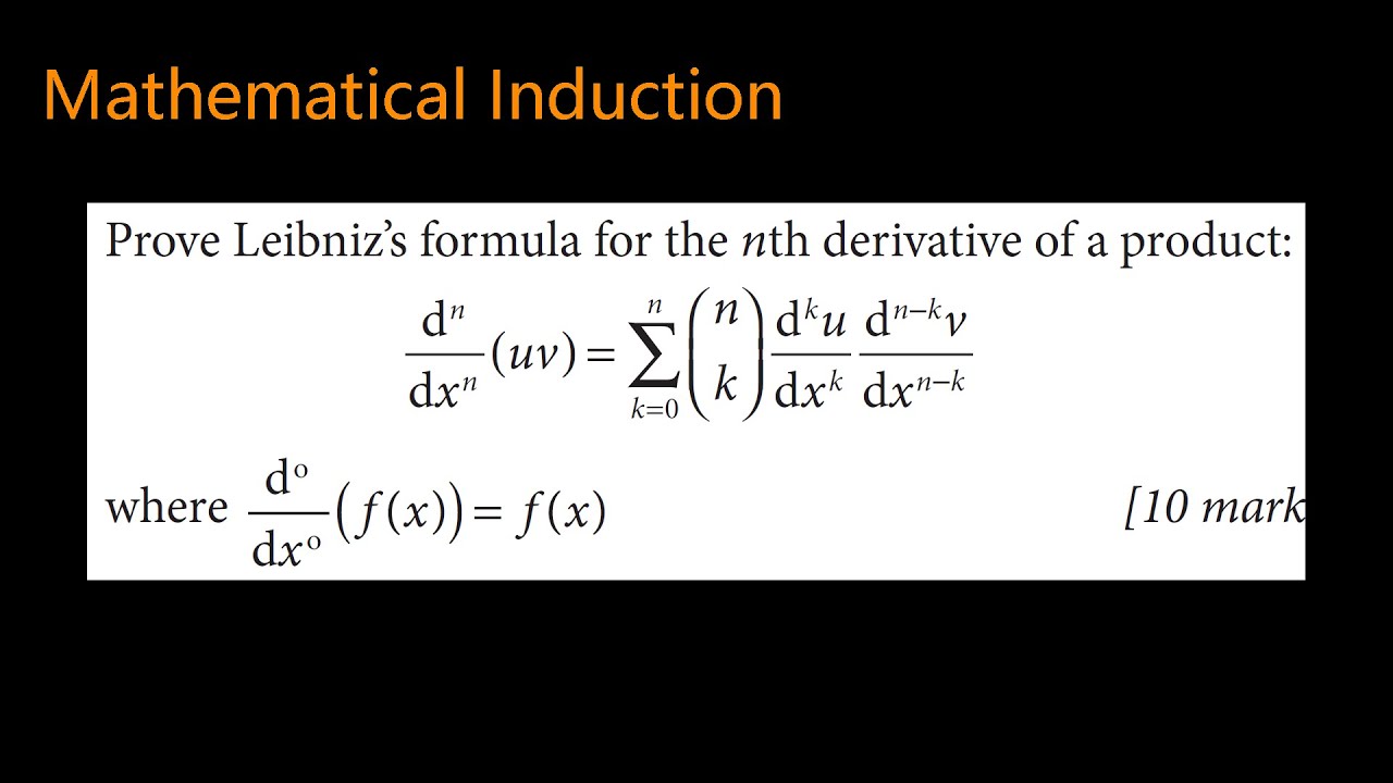 Prove Leibniz’s formula for the nth derivative of a product:dn/dxn(uv ...