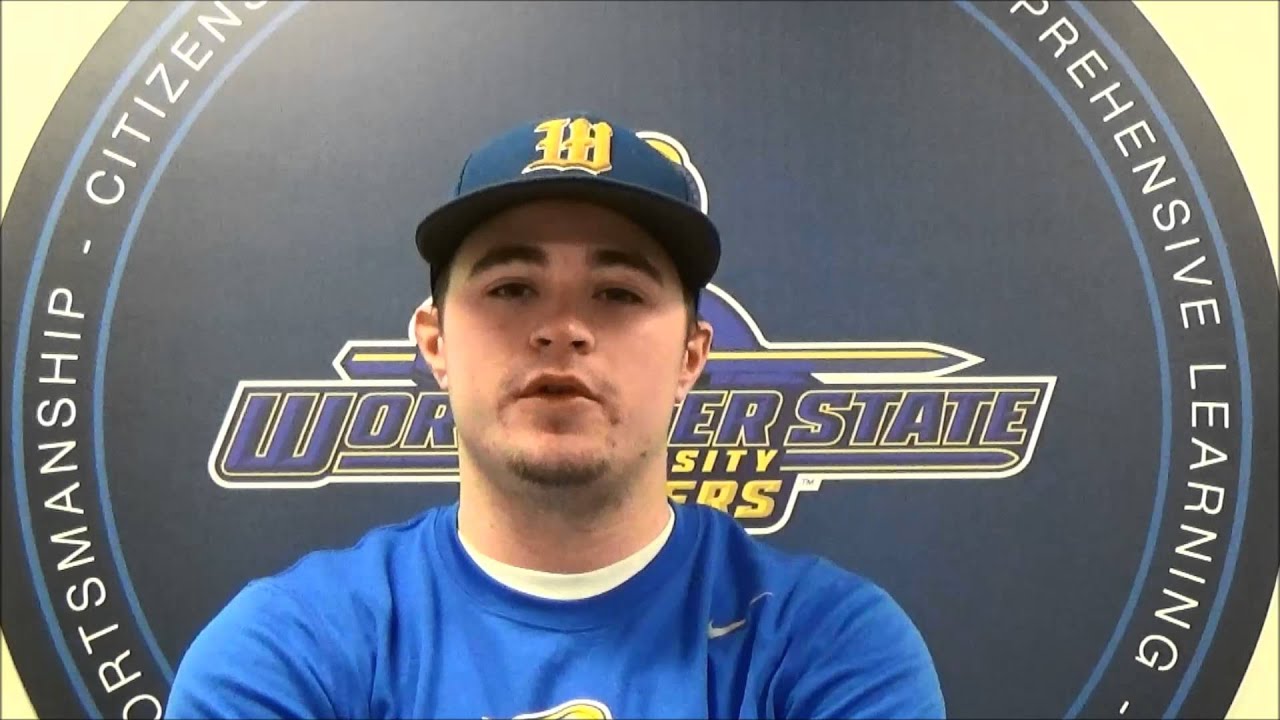 Worcester State University Baseball: Jake Ryan - YouTube