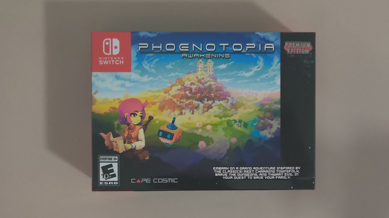 Phoenotopia Awaking Nintendo Switch Collector Edition Unboxing - YouTube
