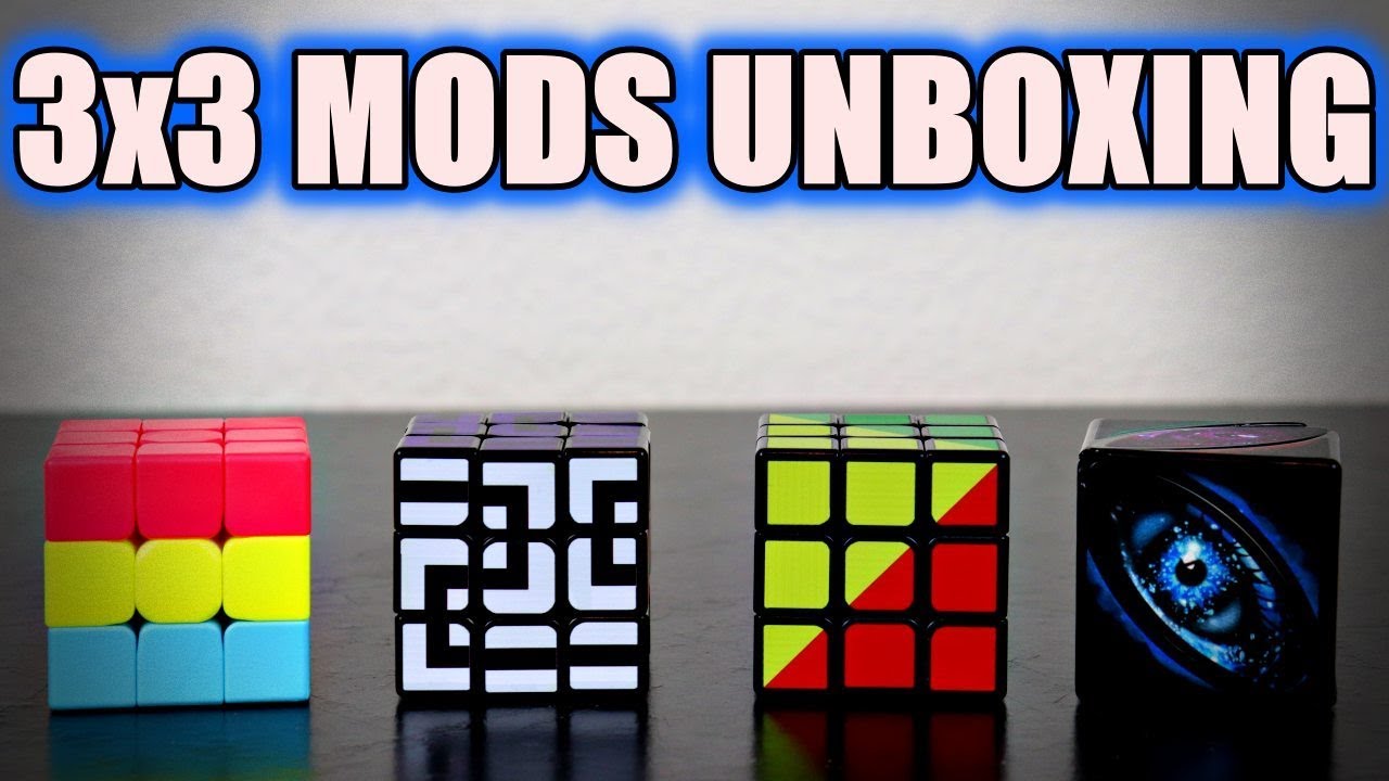 Z Cube 3x3 Sticker Mods Unboxing | Cubeorithms (SpeedCubeShop) - YouTube