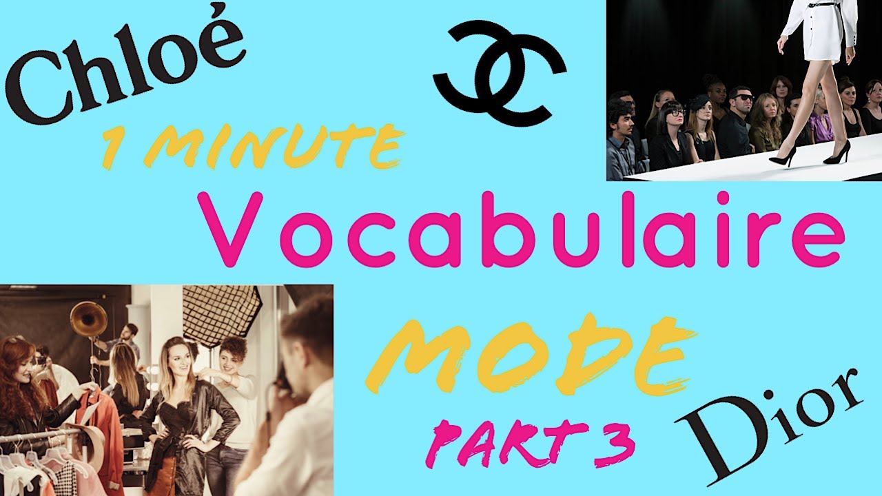Vocabulaire de la Mode en 1min 🇺🇸 DAY 3 - YouTube