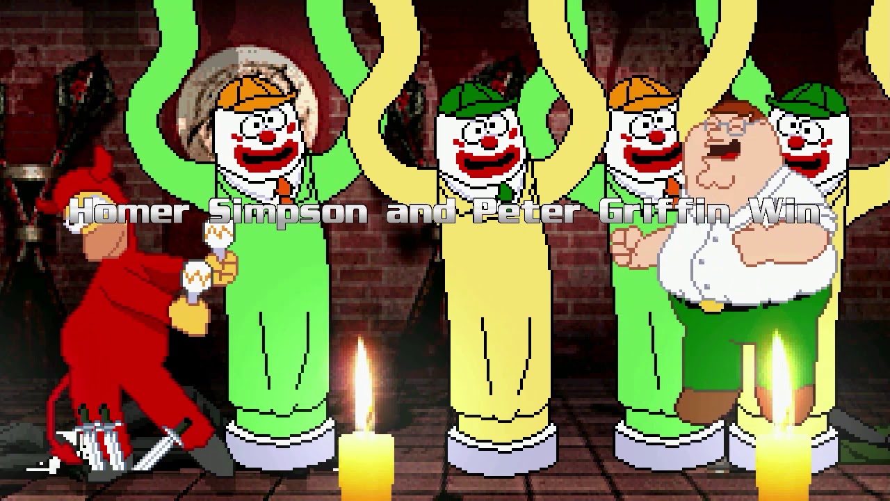 AN Mugen Request #1682: Homer Simpson & Peter Griffin VS Slender Man ...