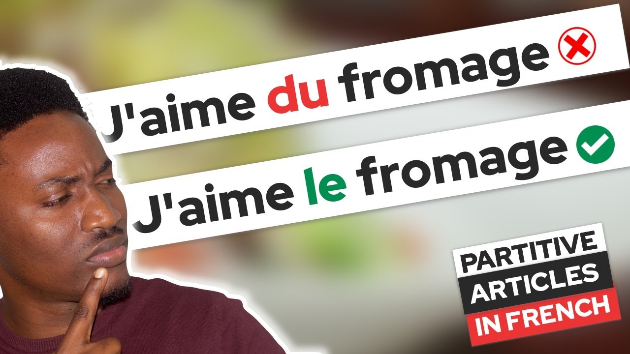 How to use Partitive Articles in French - YouTube