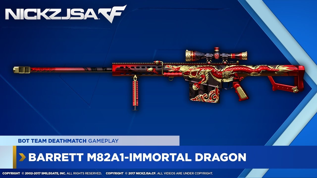 Barrett M82A1-Immortal Dragon | CROSSFIRE China 2.0 - YouTube
