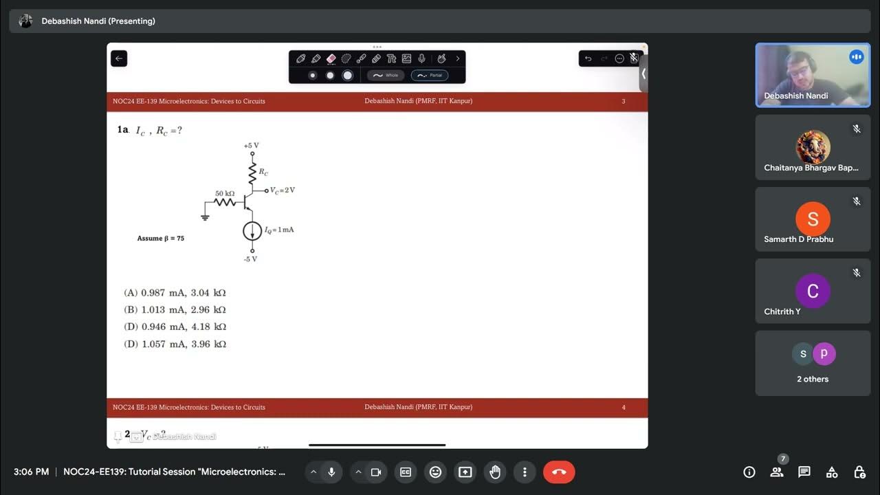 Week-3 Tutorial (Microelectronics: Devices to Circuits) : NPTEL NOC24 EE-139, Y2024 - YouTube
