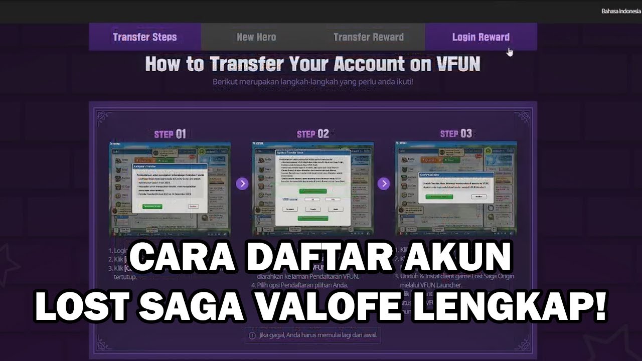 Cara Daftar Akun Lost Saga Valofe LENGKAP! 14 Juni 2023 - YouTube