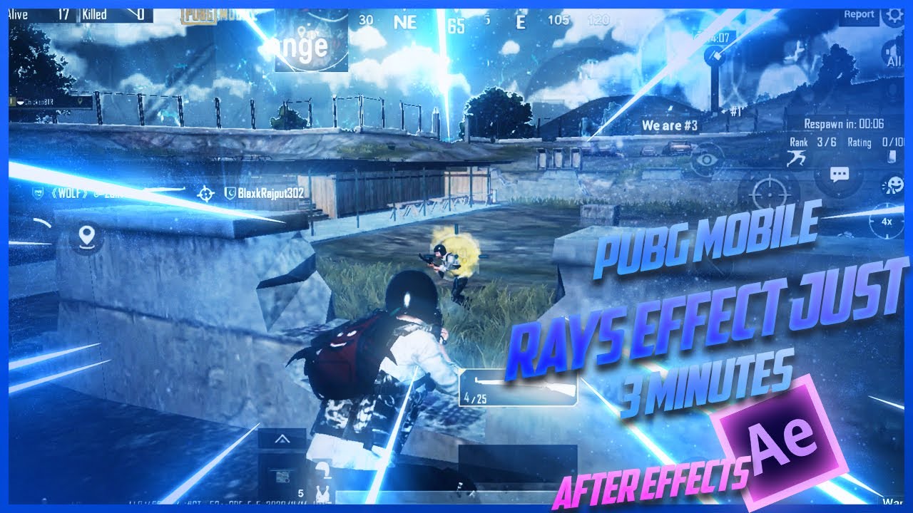 How To Add Rays In Pubg Montage LIKE 7 7 7 - With Adobe After Effects ...