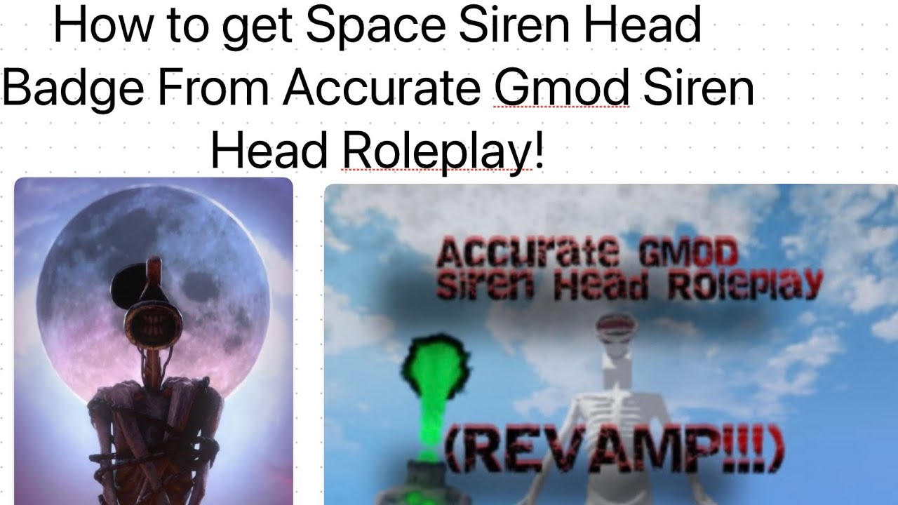 How to find Space Siren Head In Accurate Gmod Siren Head Roleplay - YouTube